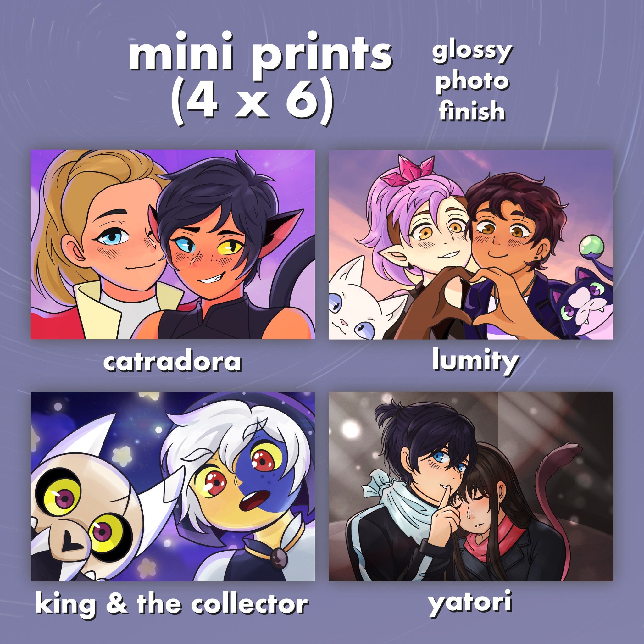 4x6 Mini Photo Prints - SPOP, TOH, Noragami - Etsy