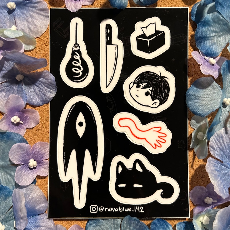 Omori Stickers - Etsy