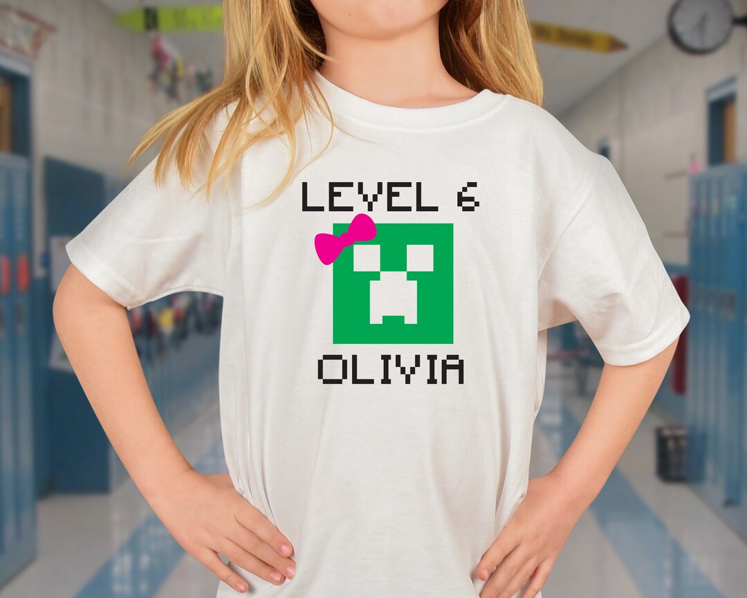Level 6 Unlocked Shirt Cool 6th Birthday Gift for Boy Girl - Etsy