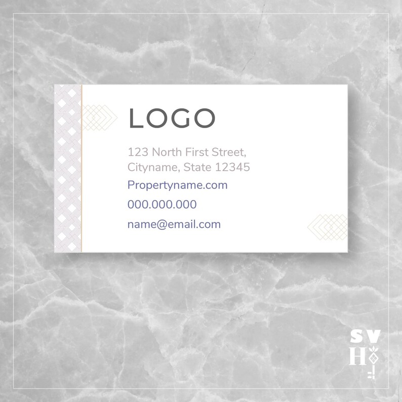 Business Card Template - Modern Mood Theme - Etsy