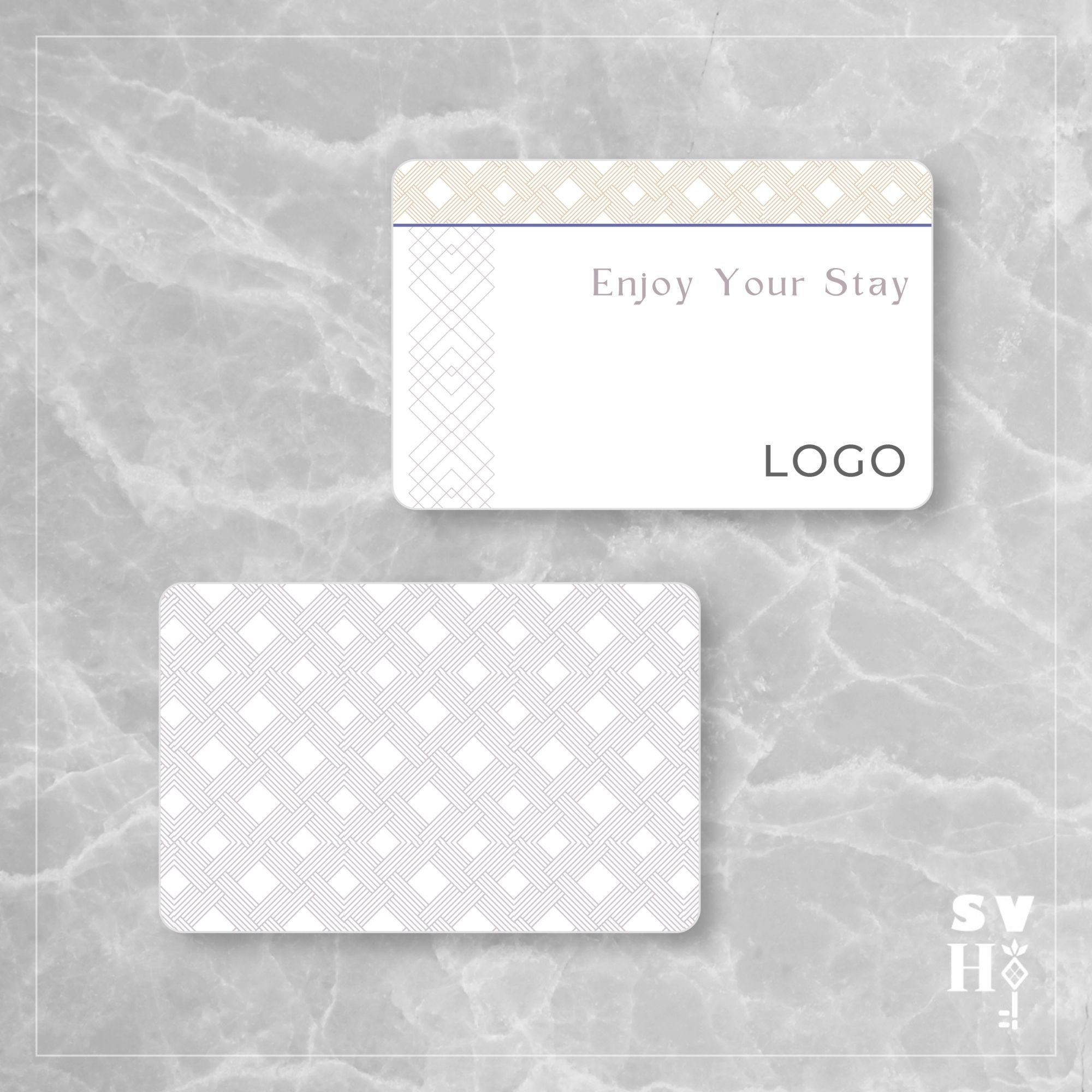 Hotel Keycard Template - Modern Mood Theme - Etsy