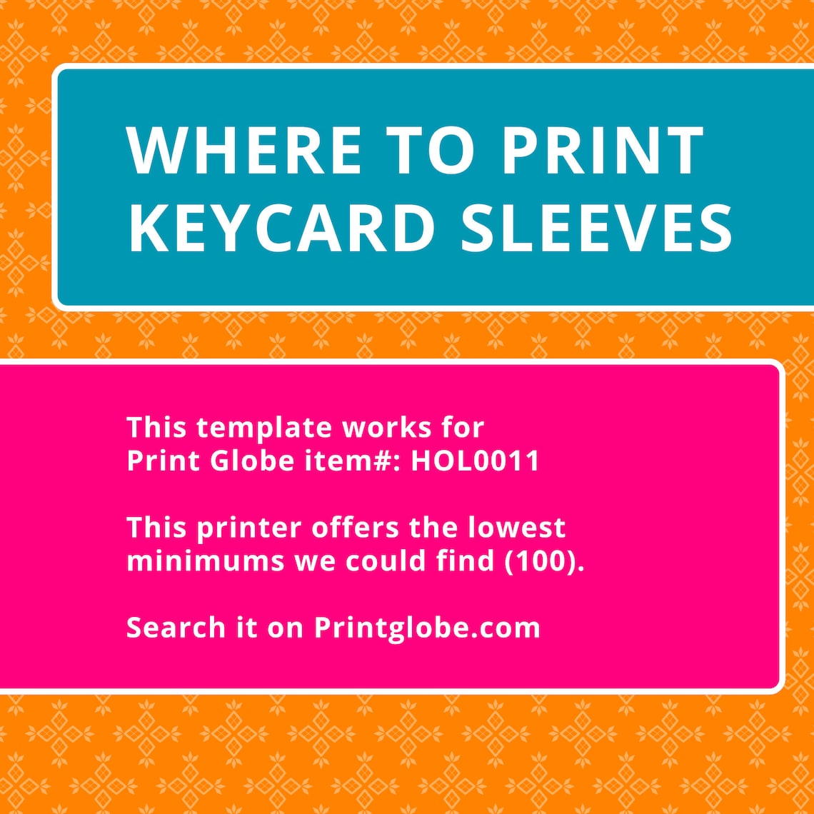 Hotel Keycard Sleeve Template - Welcoming Waves Theme - Etsy