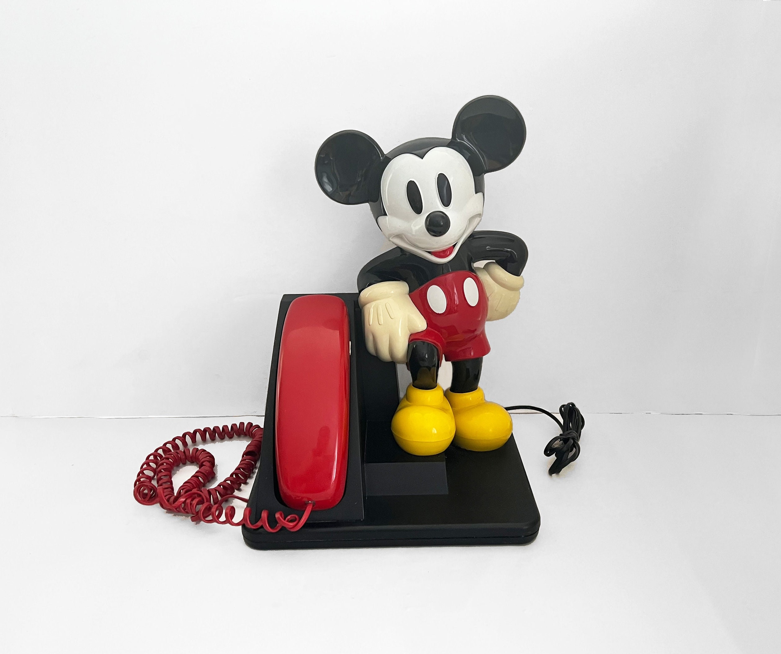 Vintage Mickey Mouse Telephone - Etsy