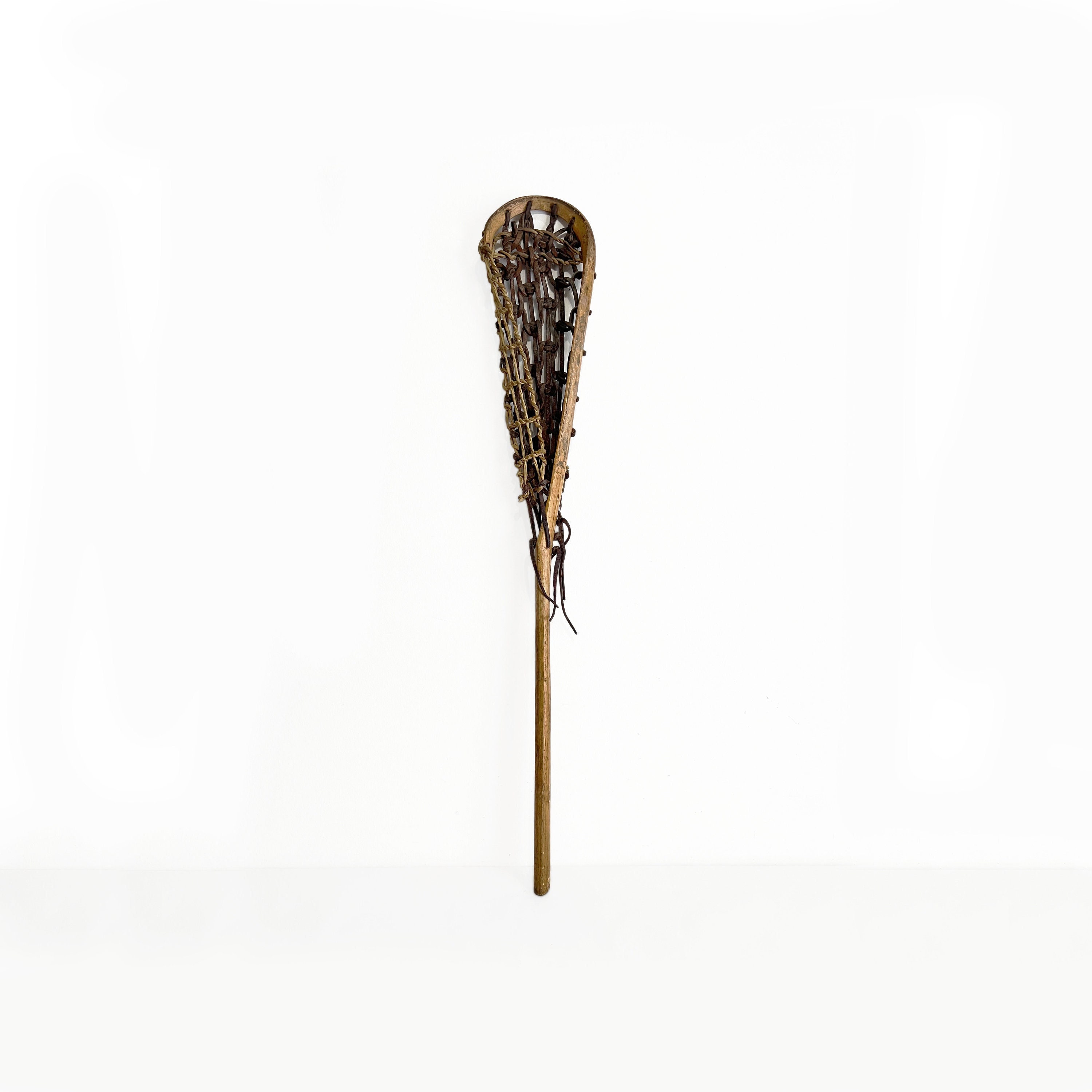 Vintage Mohawk Wooden Lacrosse Stick 37'', Cornwall Island, Mohawk ...