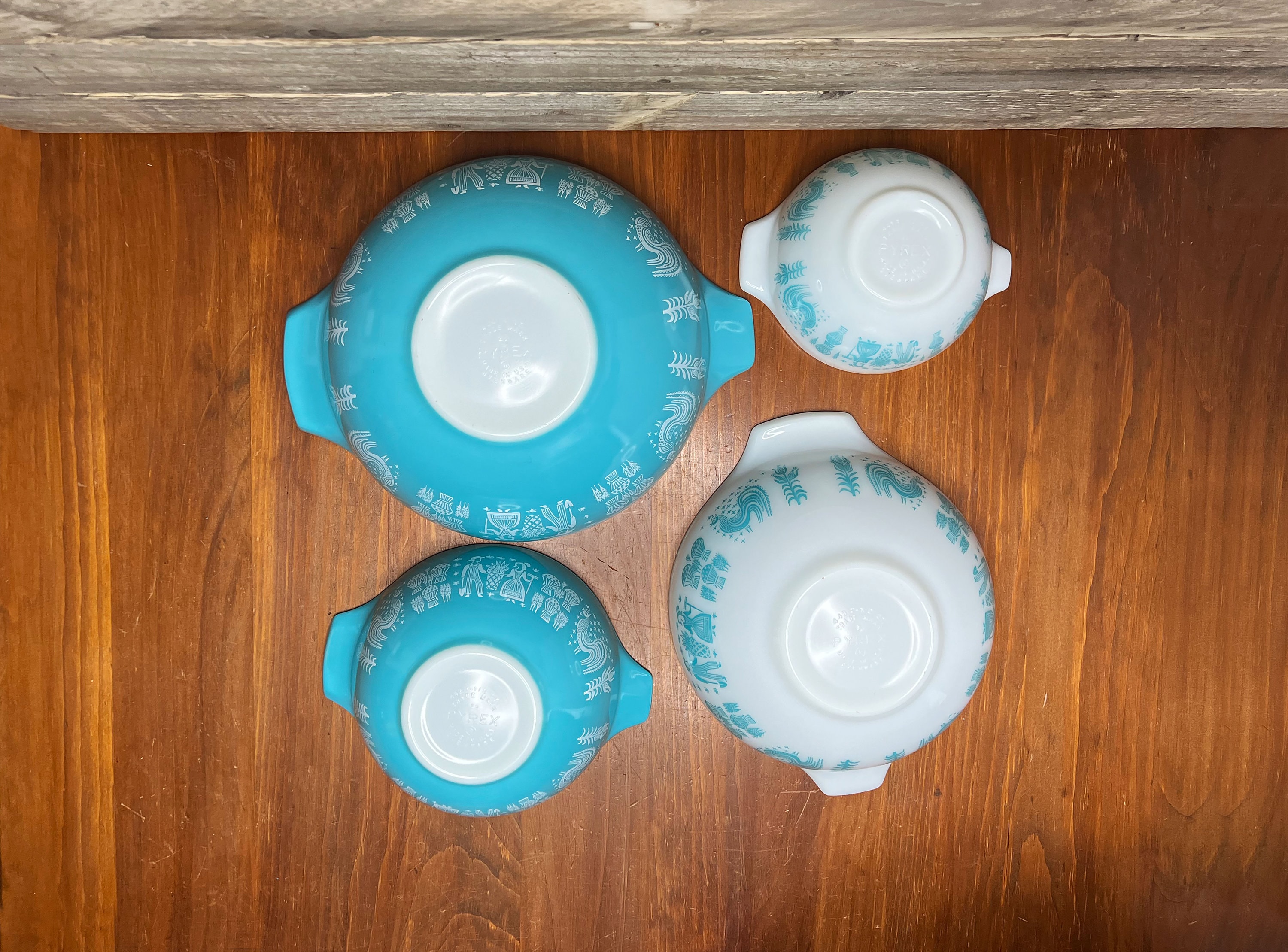 Vintage Pyrex Amish Butterprint Cinderella Nesting Bowl Set of - Etsy