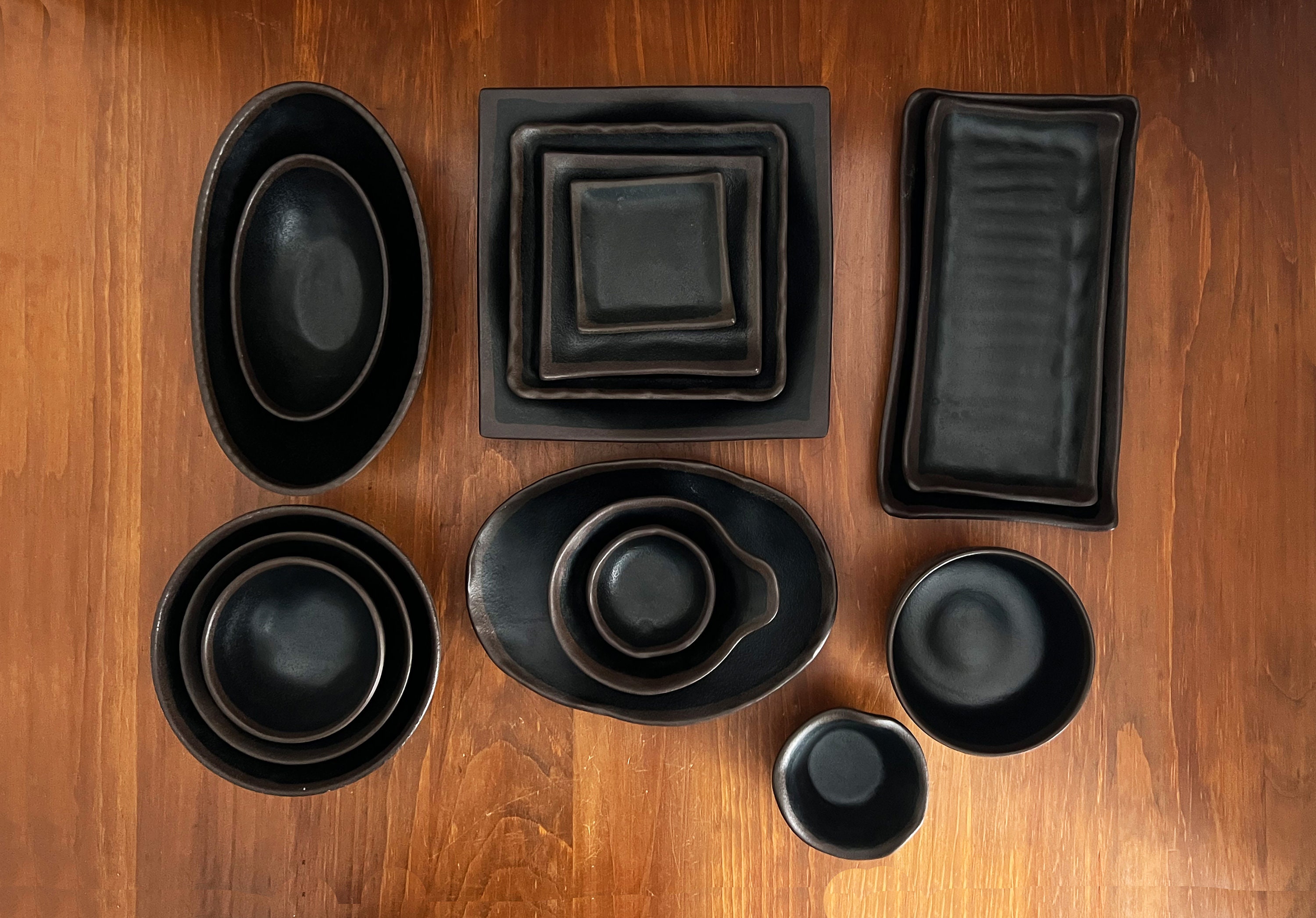 Steelite Greystone Melamine Set of 16 Dinnerware Set - Etsy