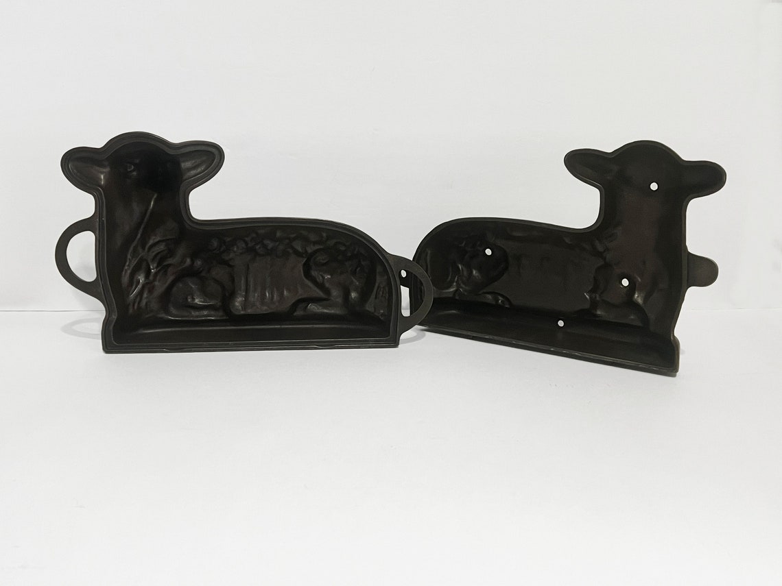 Vintage Griswold Cast Iron Lamb Cake Mold No.866 - Etsy