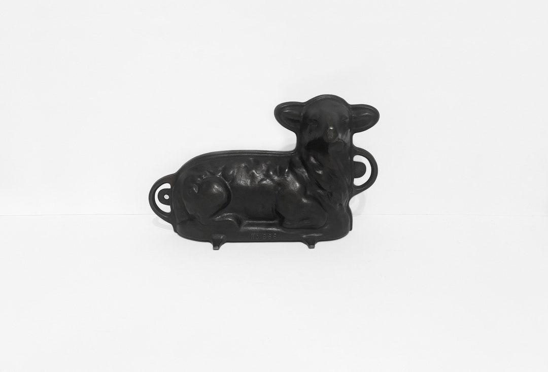 Vintage Griswold Cast Iron Lamb Cake Mold No.866 - Etsy