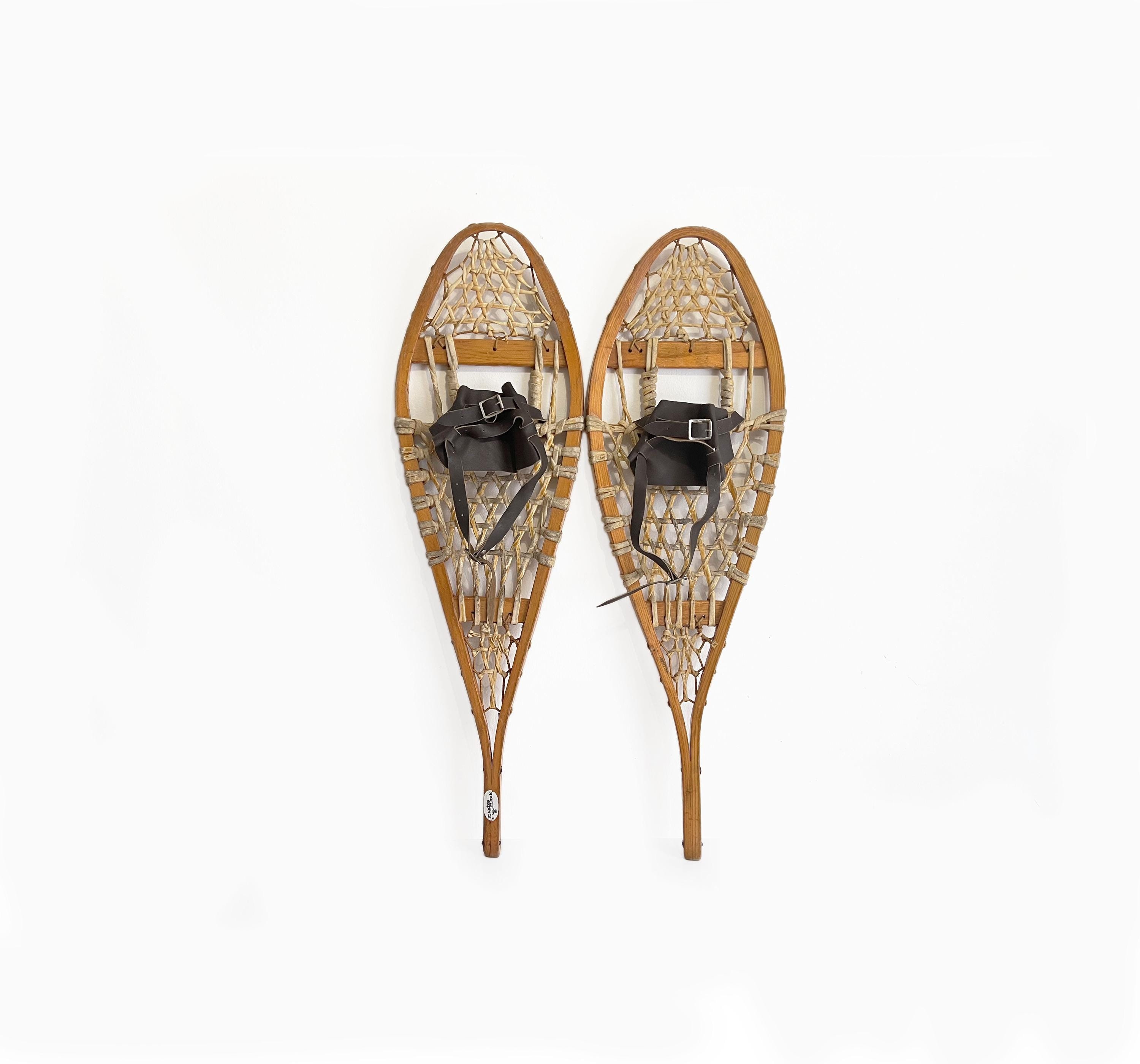 Vintage Wooden Snowshoes 10 X 32 - Lodge Decor - Etsy