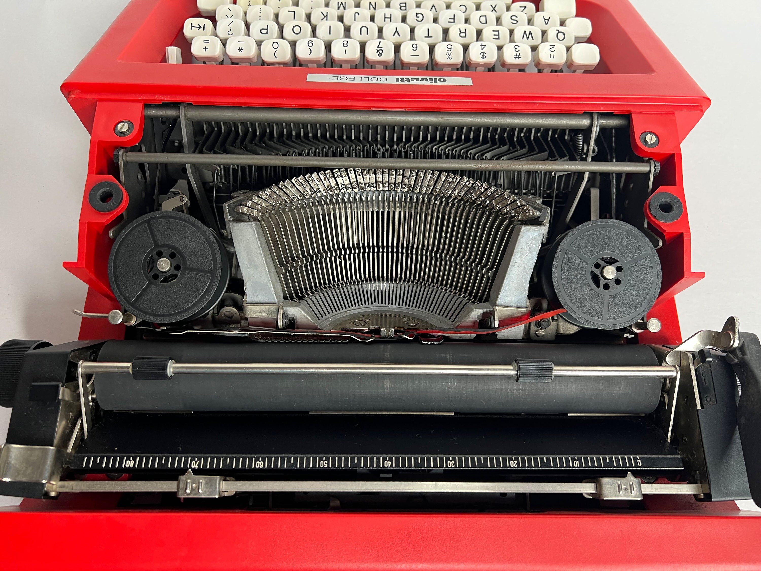 Vintage Olivetti Lettera College Typewriter Red Typewriter - Etsy