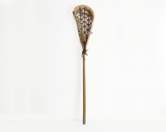 Vintage Mohawk Wooden Lacrosse Stick, Cornwall Island, Mohawk Indian ...