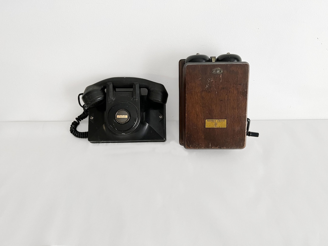 Rare Northern Electric Non-dial Desk Set N500CG Hand Crank Phone - Etsy