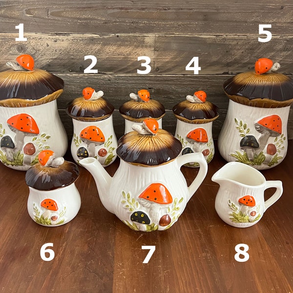 Mushroom Tea Set - Etsy
