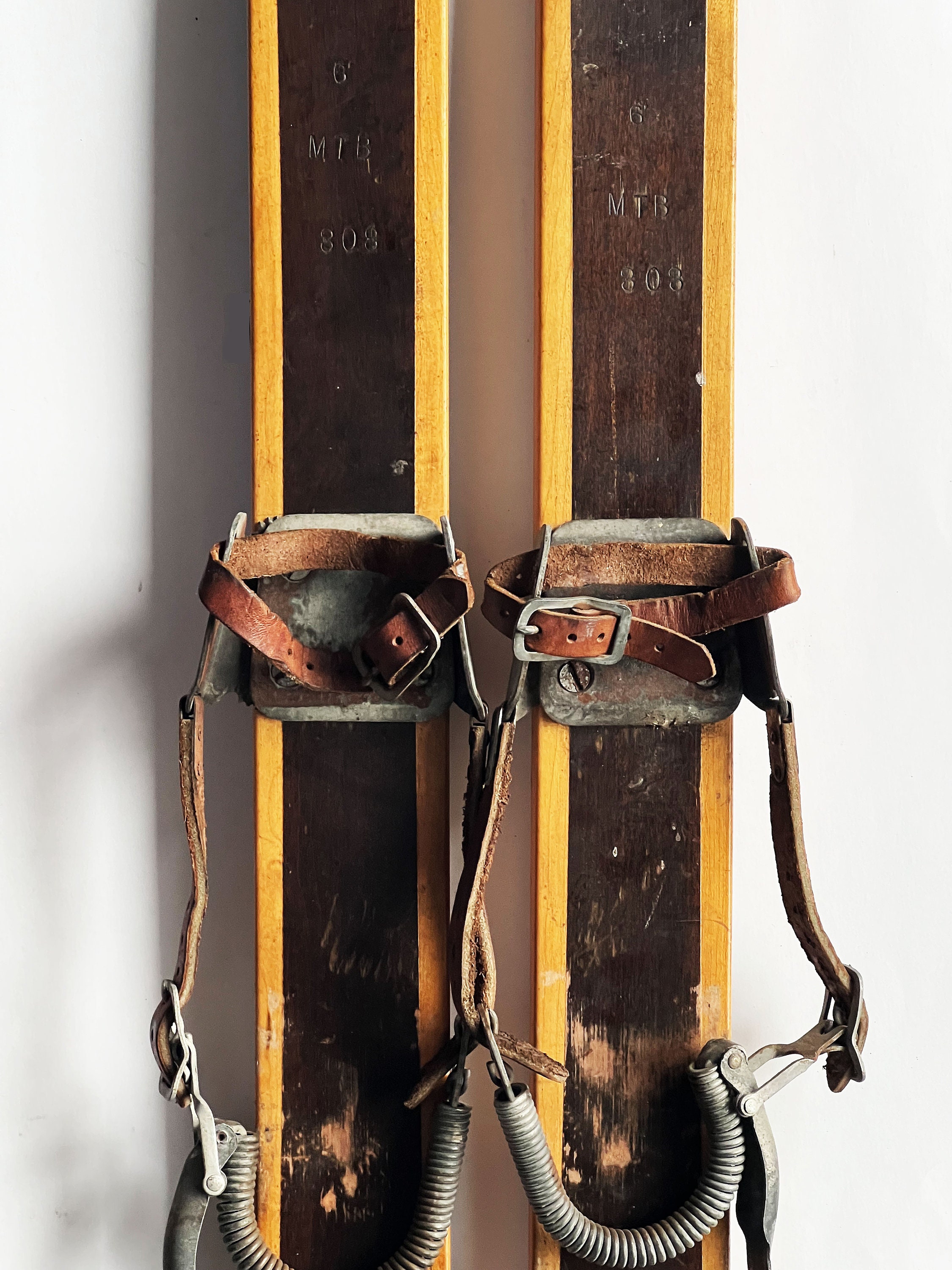 Vintage CCM Wooden Skis 70'' Ski Lodge Decor Vintage Wooden Chalet Skis ...