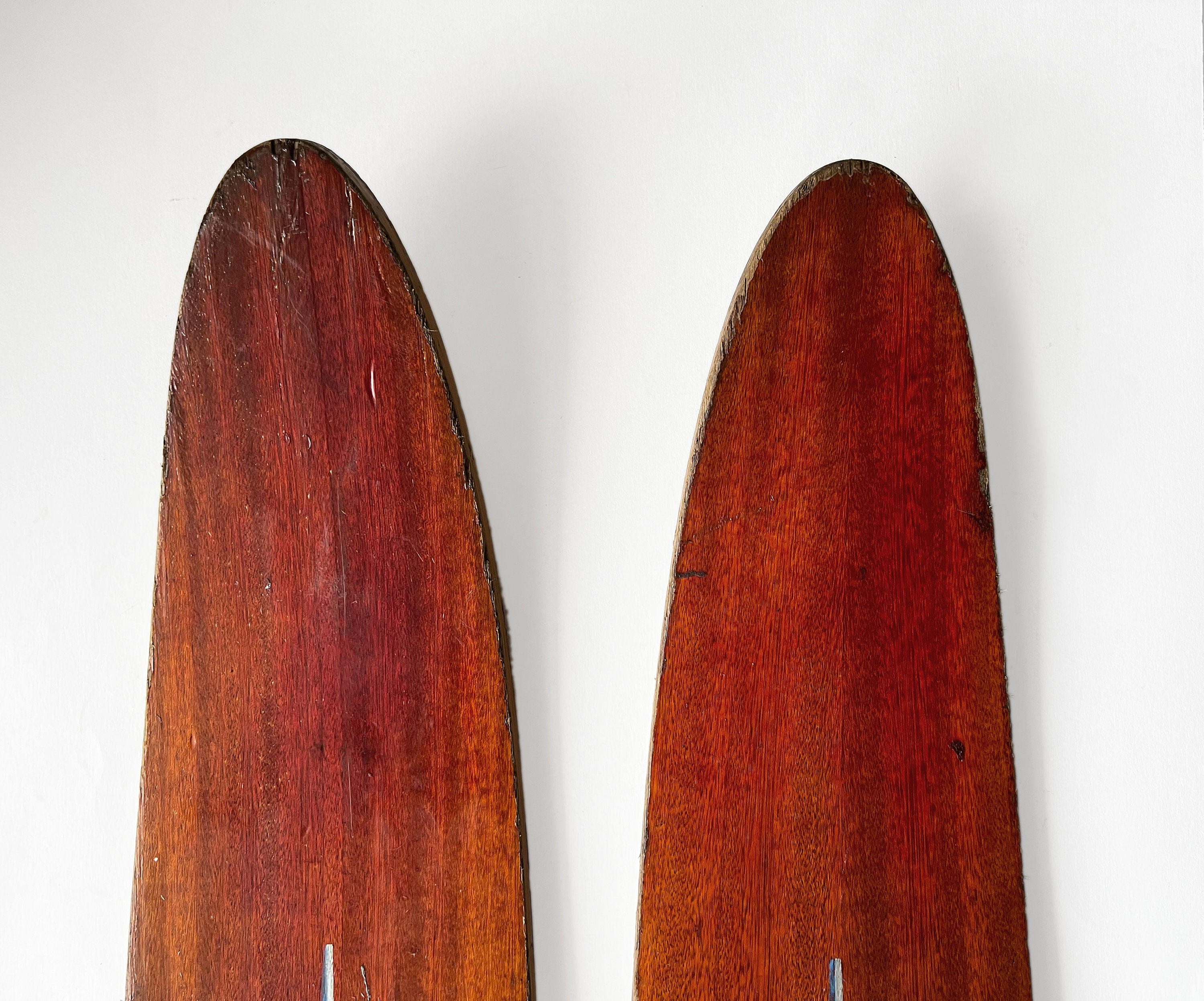 Vintage Western Wood Wooden Water Skis 70'' Ski Lodge Decor Water Skis ...