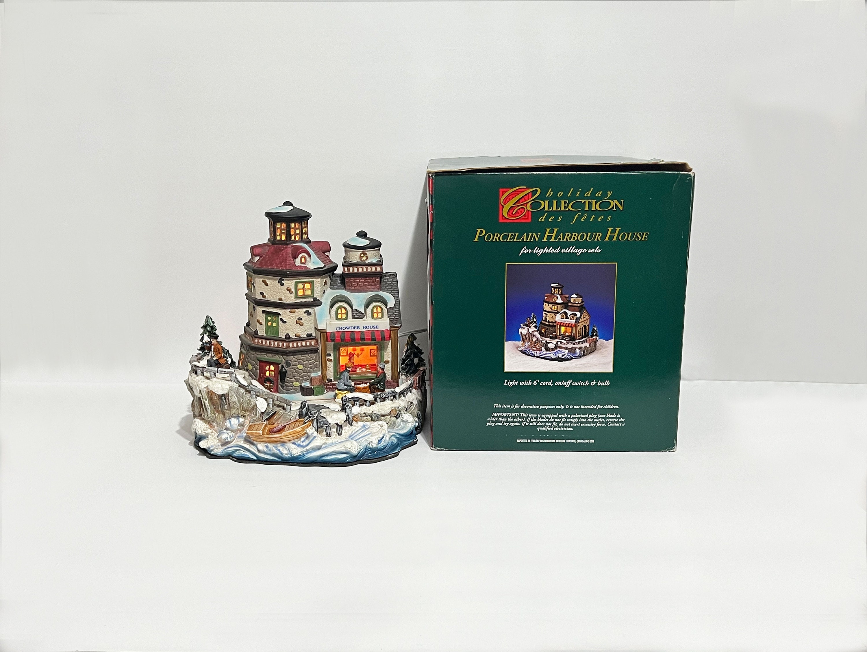 Holiday Collection Porcelain Harbour House With Original Box Hand ...