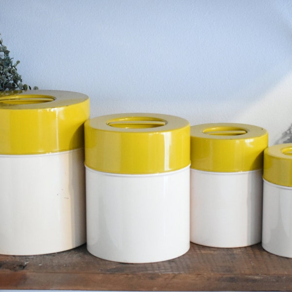 Yellow Canister - Etsy