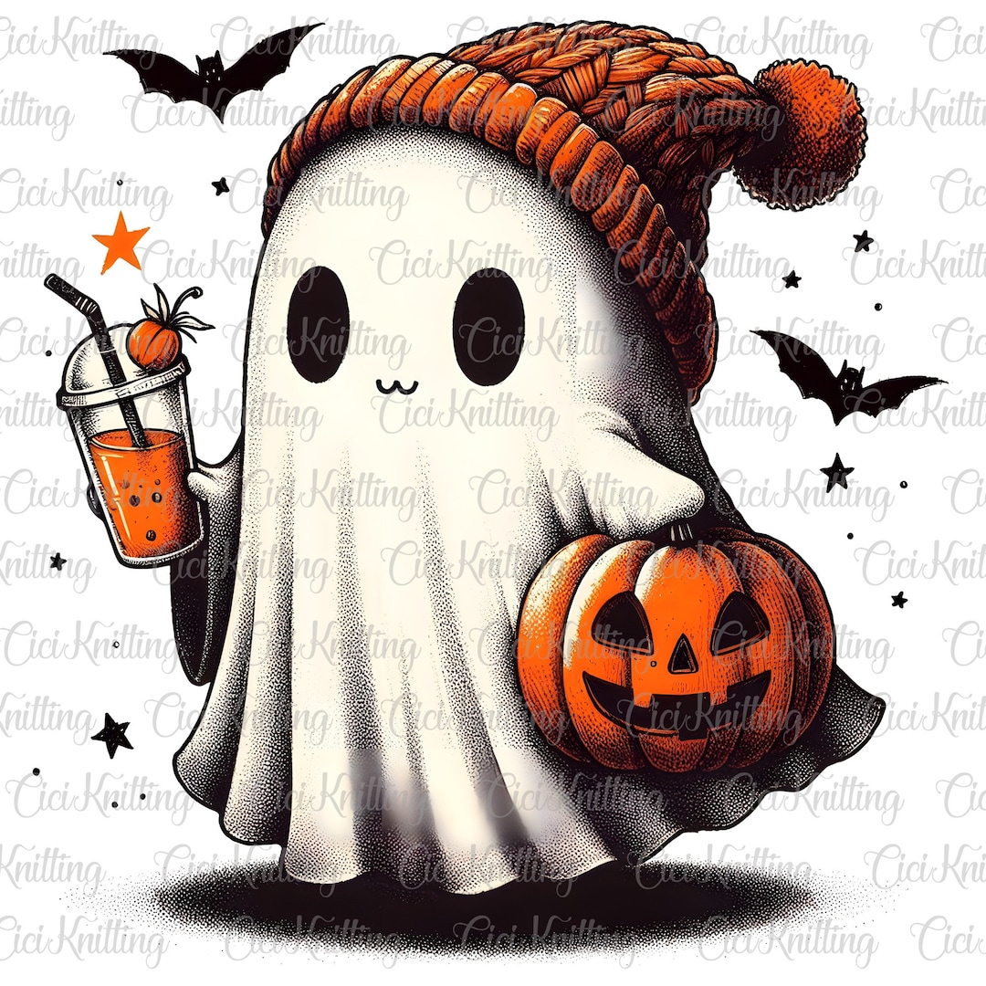 Cute Spooky Ghost Png, Halloween Png, Funny Sticker Png, Mug Png ...