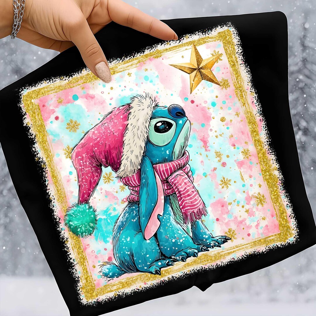 Retro Christmas Cartoon Png, Cute Blue Monster Hand-drawn Png, Pink ...