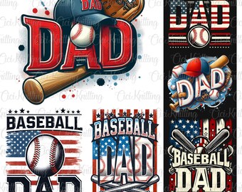 Baseball Dad PNG, Dad Shirt Design, Gift for Dad, Digital Download ...