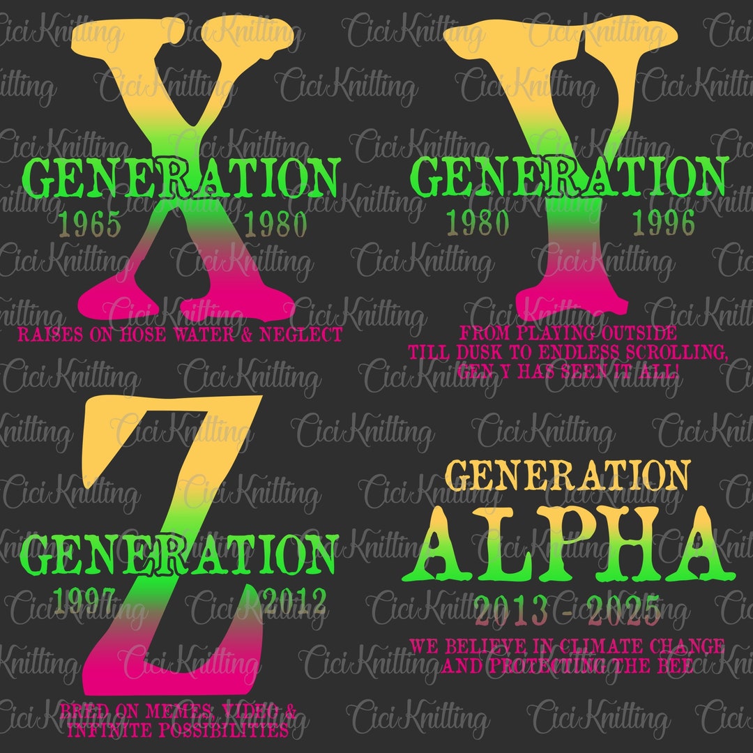 Bundle Neon Generation X Gen X Png, Raised on Hose Water and Neglect ...