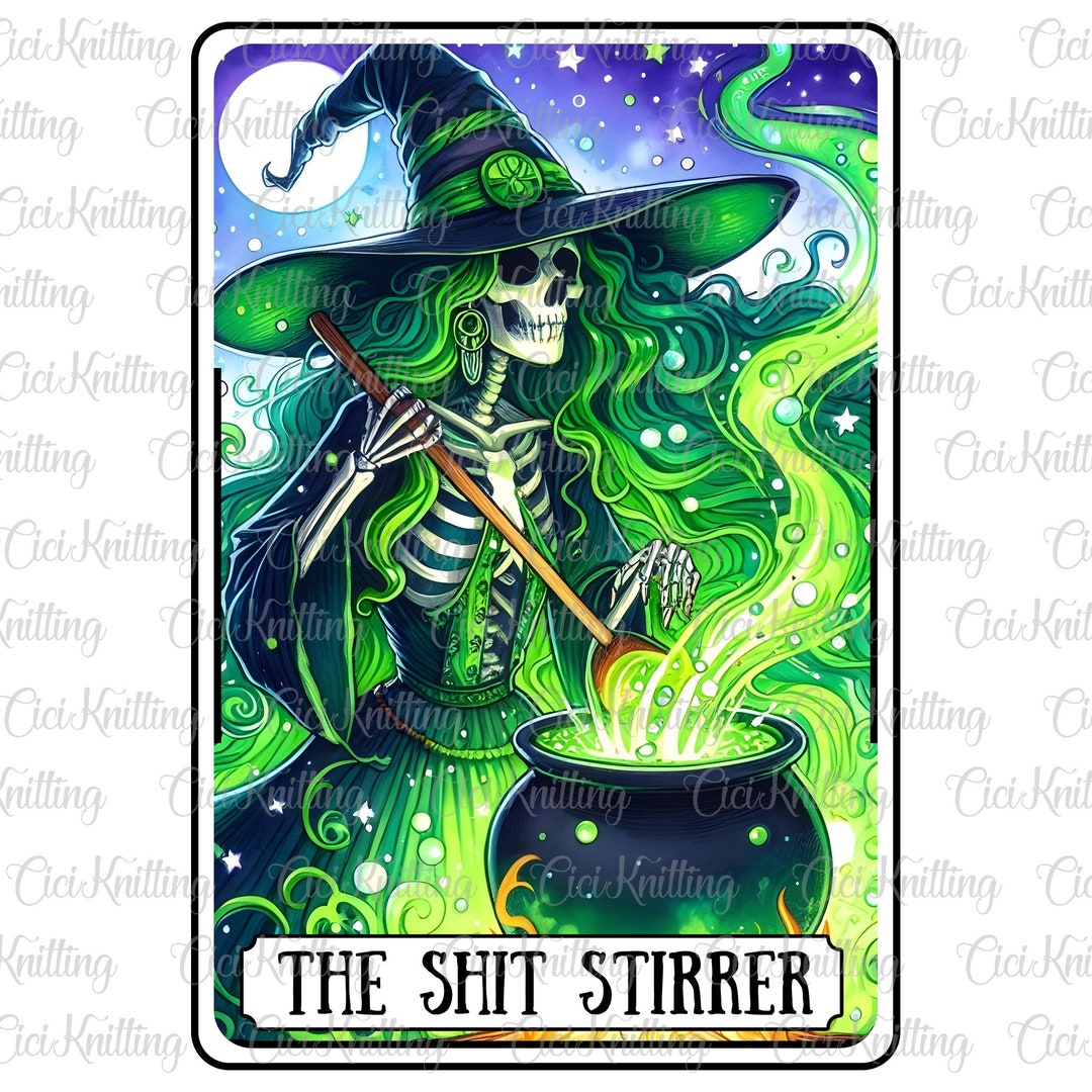 Sarcastic Witch Halloween, Tarot Cards Png, Sweary Halloween Clipart ...