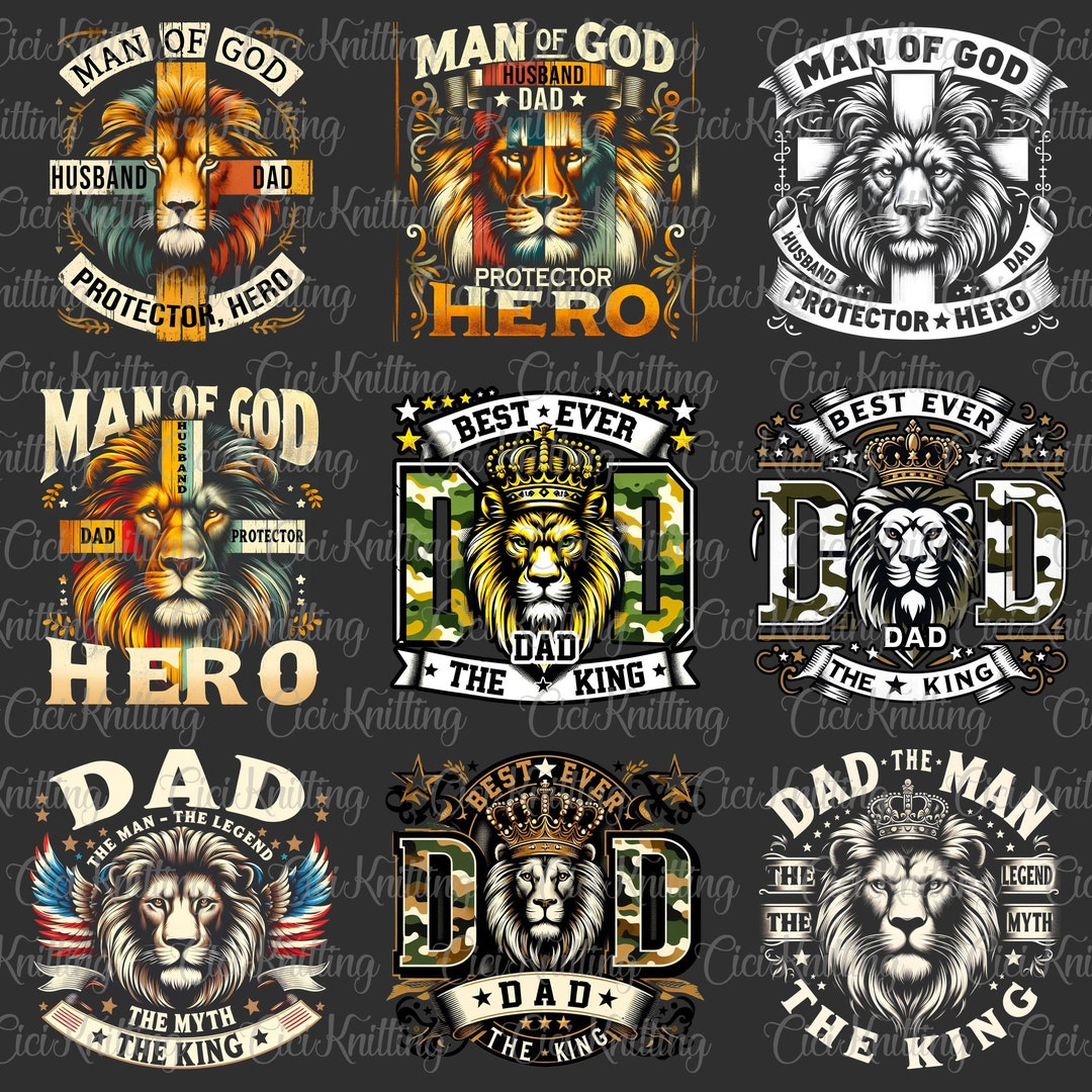 Bundle Man of God Husband Daddy Protector Hero Png, Best Dad PNG ...