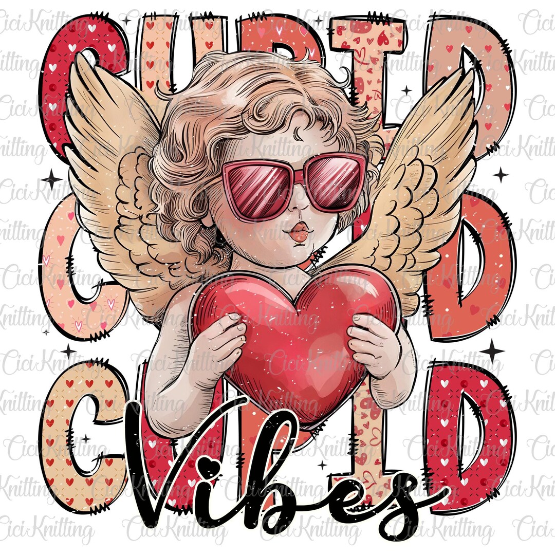 Retro Cupid Valentine Blowing Bubble PNG, Vintage Valentines Day PNG ...