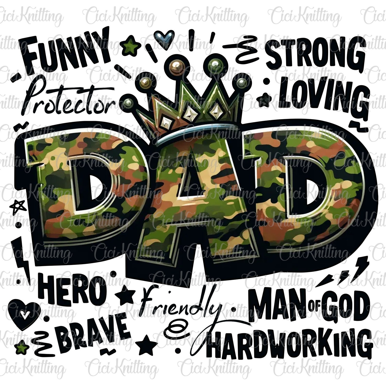 Dad Png, Dad Graffiti Png Png, Father's Day Png, King Dad Png, Graffiti ...