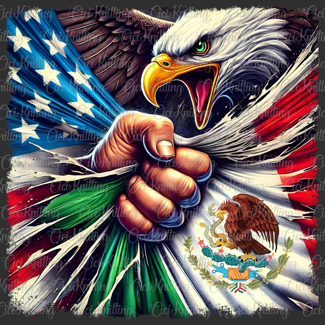 Mexican Roots American Mexican Flag PNG, Funny Maga, MAGA Immigration ...