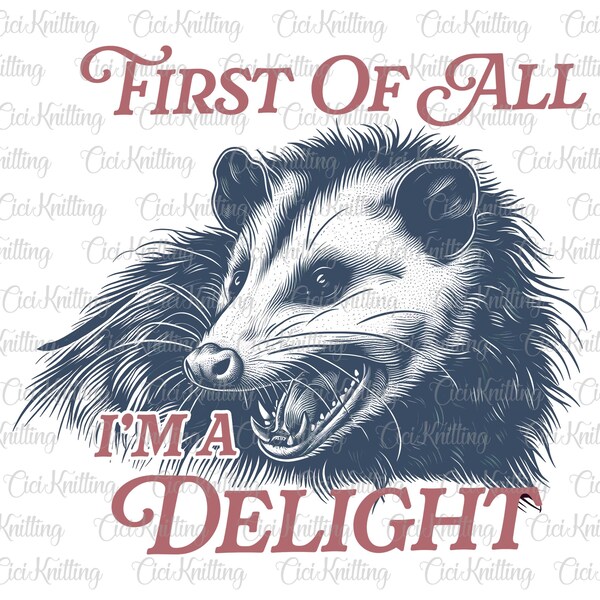 First of All, I'm a Delight - Etsy