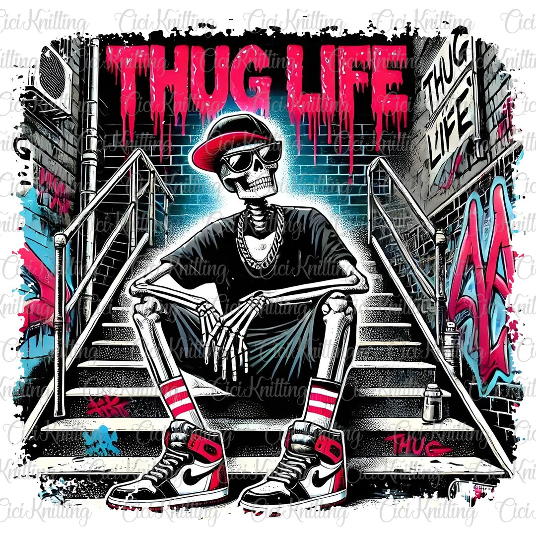 Thug Life Skeleton Png, Halloween Skeleton Png, Spooky Season, Trick or ...