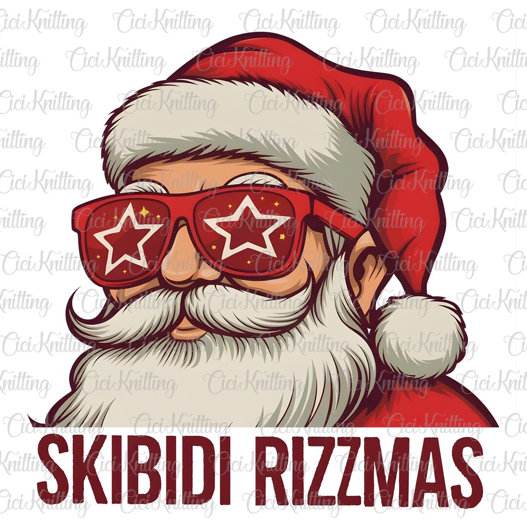 Skibidi Rizzmas PNG, Merry Rizzmas Png, Rizz the Season Png, Rizzmas ...