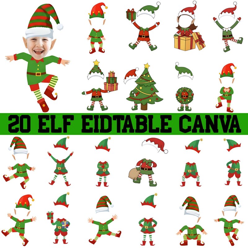 Faceless Elf Template - Etsy