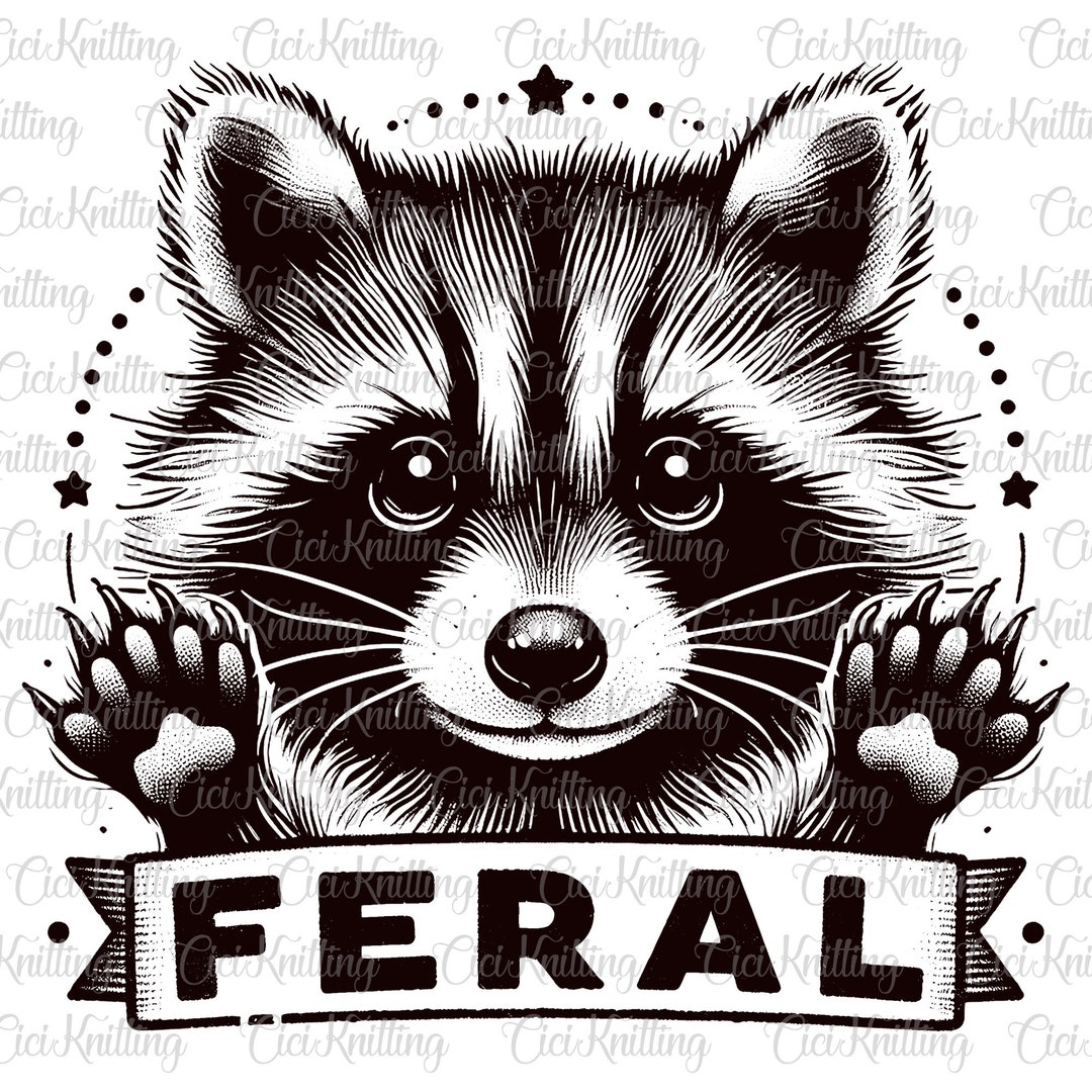 Feral Raccoon Png, Feral Shirt Feral Sweatshirt Raccoon Shirt Png ...