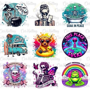 Bundle Funny Dad Skeleton Png, Dad Jokes Png, Father's Day Png, Quote ...