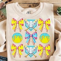 Bling Drippy Ball|softball Dripping Pink Coquette Bow| Sideline Sister ...