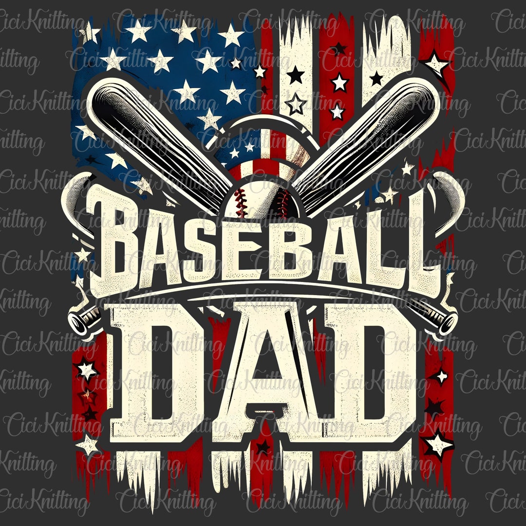 Baseball Dad PNG, Dad Shirt Design, Gift for Dad, Digital Download ...