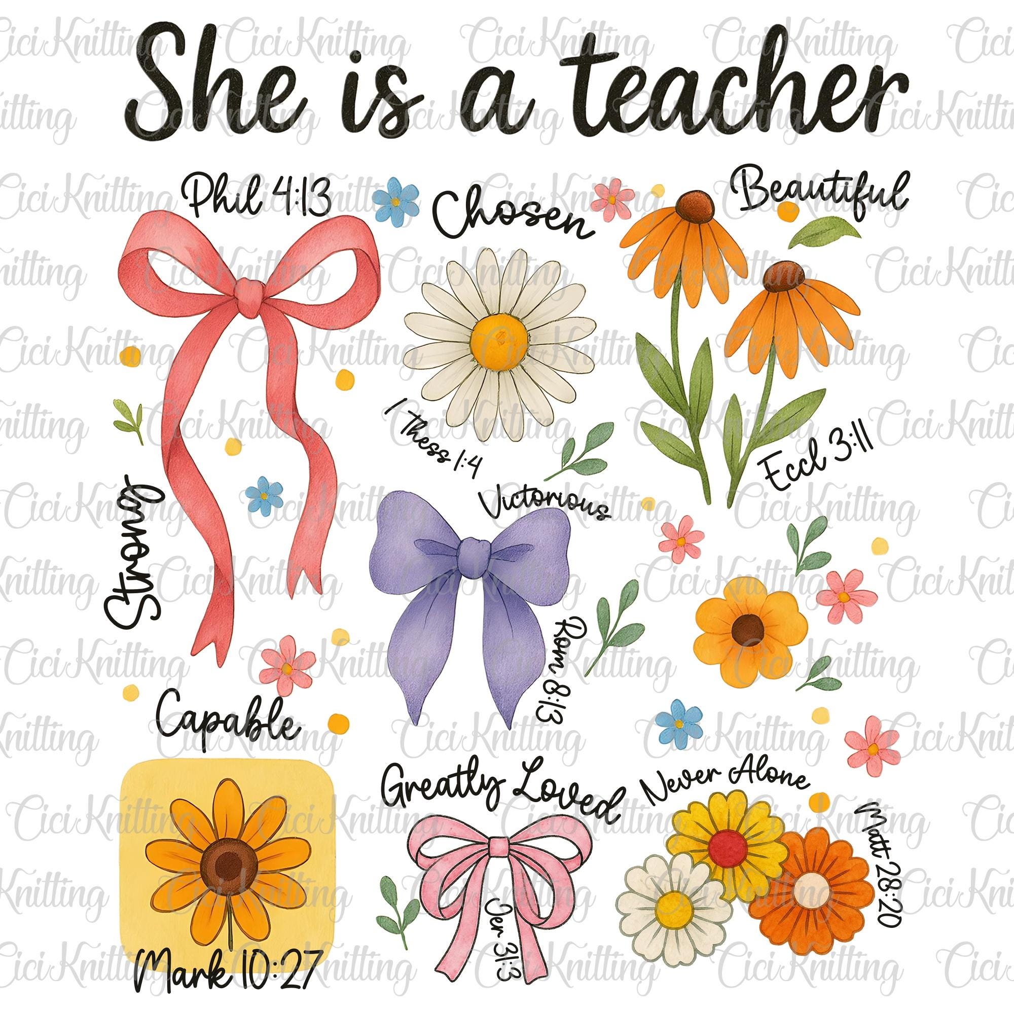 She is Teacher Png, Teacher Mom Png, Christian Teacher Png, Bible ...