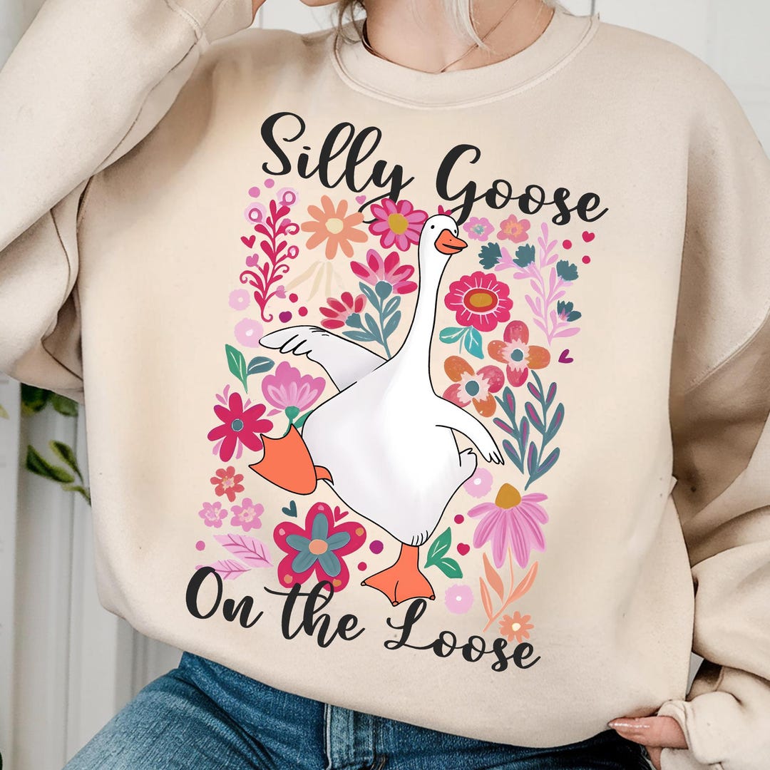 Funny Mama Goose Png, Sorry I'm Late I Was Dilly Dallying Goose Png ...