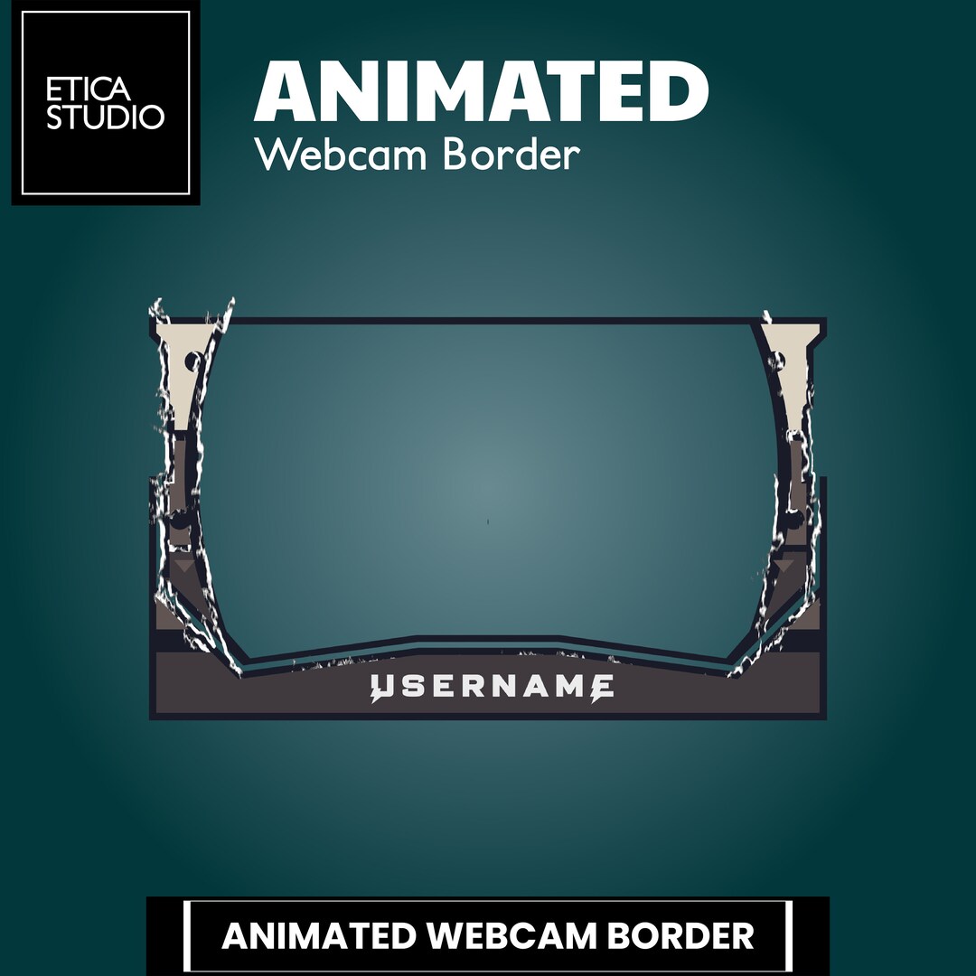 DARK RETRO Webcam Overlay Gaming Lofi - Etsy