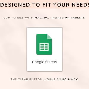 Digital Smart Calendar for Google Sheets, Task Tracker Spreadsheet ...