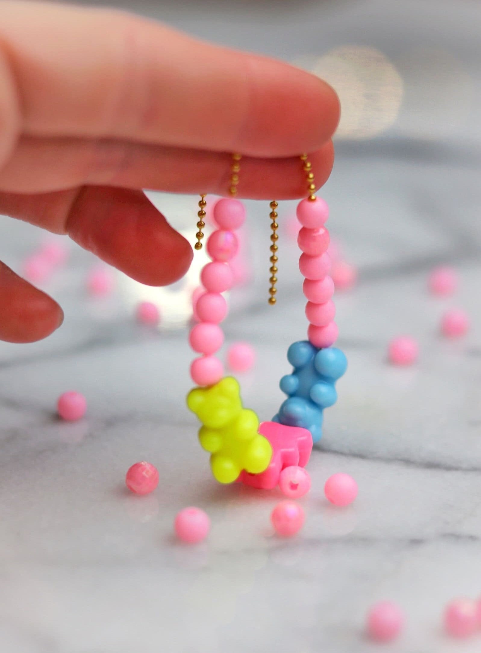 Bracelet Bead Kit Girls Gift Party Favor Girl Diy Kit Kids Birthday ...