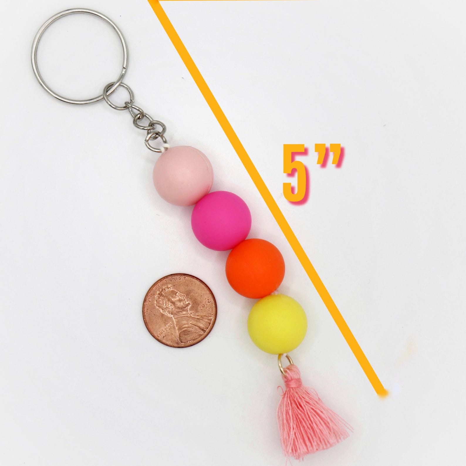 Bead Keychain Girls Gift Party Favor Girl Kids Birthday Activity Gift ...