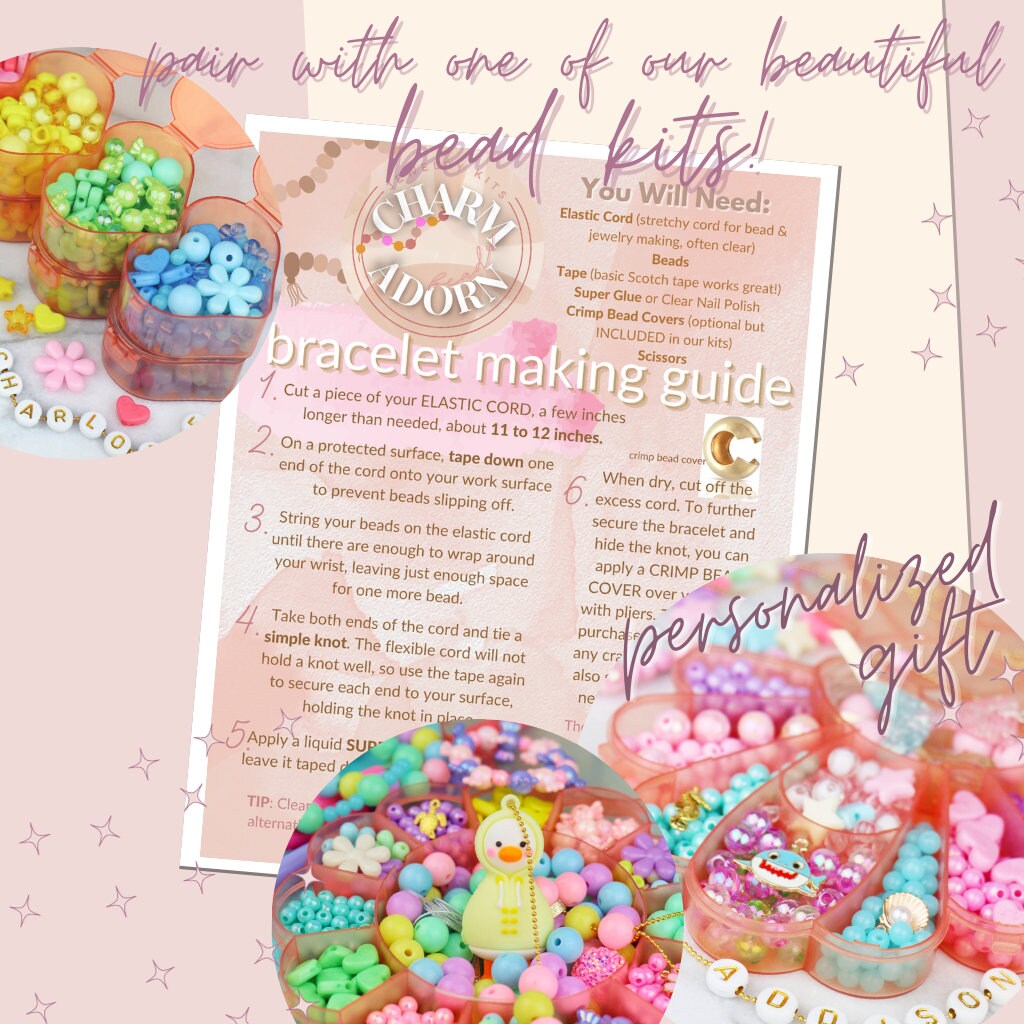 Bracelet Making Guide Bracelet Instructions Print Out Printable Handout ...