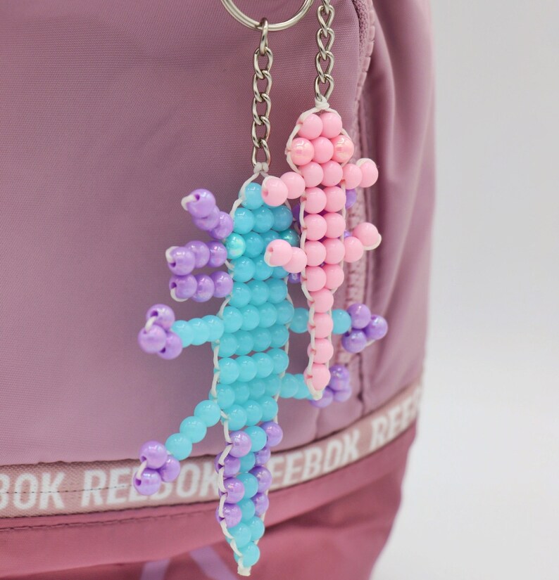 Bead Keychain Girls Axolotl Gift Party Favor Girl Kids Birthday ...