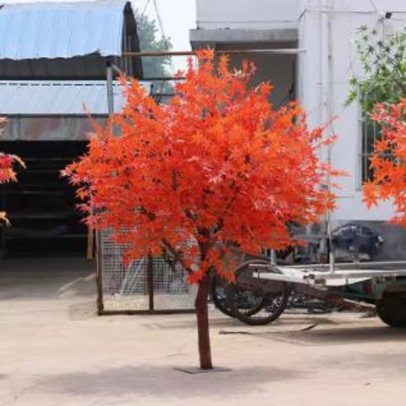 Artificial Large Maple Tree Fake Red Maple Tree Large Shopping Mall ...