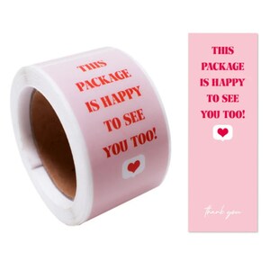 100pcs/roll Thank You Sticker Seal Labels Small Business Gift Decor ...