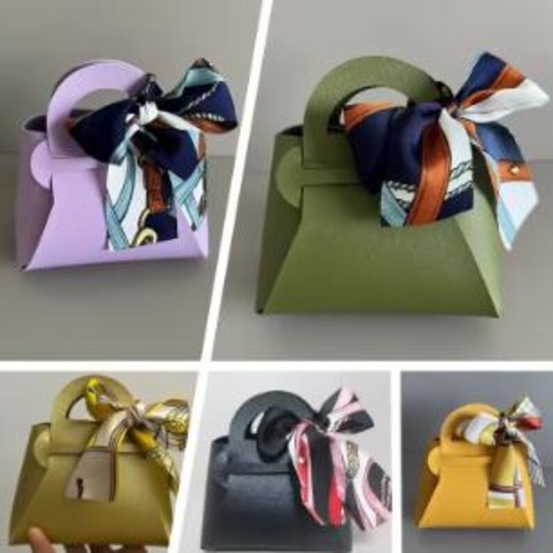 10pcs Small Gift Bags Wedding Favour Bag for Guest Mini Handbag With ...