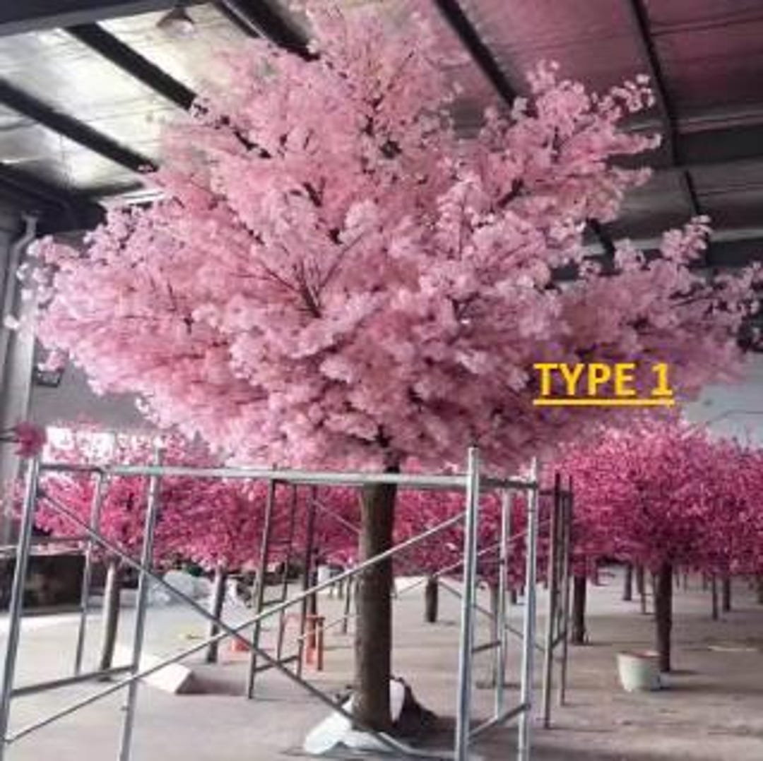 Artificial Cherry Blossom Tree, Large Fake Tree, Wedding Decor, Outdoor ...